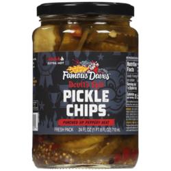 Famous Dave's® Devil's Spit Pickle Chips - 24 fl. oz. at Menards®