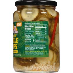 Famous Dave's® Spicy Dill Pickle Chips - 24 oz at Menards®