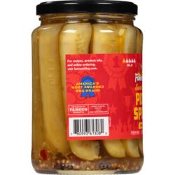 Famous Dave's® Spicy Pickle Spears - 24 fl. oz. at Menards®