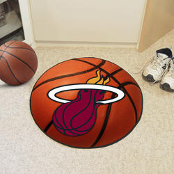 Fanmats NBA Basketball Mat 27" Diameter - Miami Heat at Menards®