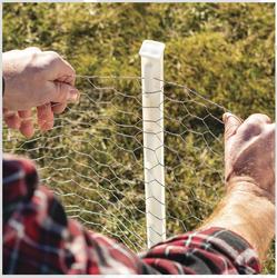 4' Step In Post White at Menards®