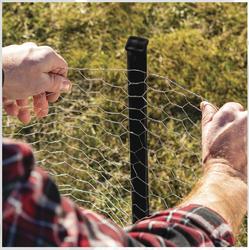 4' Step In Post Black at Menards®