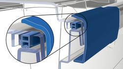 ezystorage® 106-Quart Waterproof Clear Latching Gasket Storage Tote ...