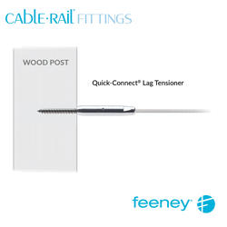 Feeney® CableRail 1/8" Quick-Connect® Lag Tensioner at Menards®
