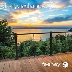 Feeney® DesignRail® Modern 36" x 6' Matte Black Stair Railing Kit at ...