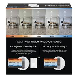 Feit Electric® White 6" Selectable Color Temperature LED Recessed ...