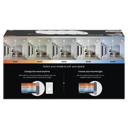 Feit Electric® White 6" Selectable Color Temperature LED Recessed ...