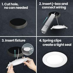 Feit Electric® 6" Quick Connect LED Canless Downlight Add On at Menards®