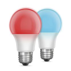 Feit Electric® Color Selectable A19 E26 Soft White LED Light Bulb - 2 ...