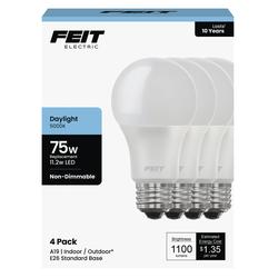 Feit Electric® 75 Watt Equivalent Frosted A19 E26 Daylight LED Light ...
