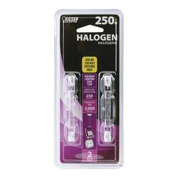 Feit Electric® 250 Watt Dimmable T3 R7 Warm White Halogen Light Bulb ...