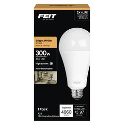 Feit Electric® 300 Watt Equivalent Frosted A23 E26 Warm White LED Light ...