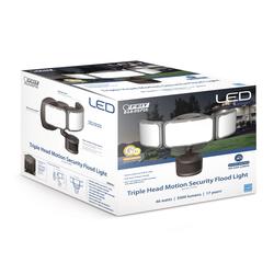 Feit Electric® Bronze Tri-Head LED Outdoor Security Flood Light at Menards®
