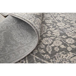 Weave & Wander Sybil Gray/Ivory 5'6" x 5'6" Round Area Rug at Menards®