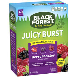 Black Forest® Juicy Burst Berry Medley Fruit Snacks - 40 Count at Menards®