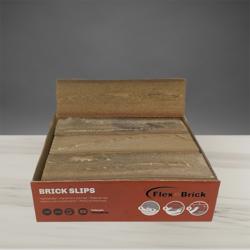 FlexeBrick Honey Gold Flat Brick Veneer (11 Sq Ft) at Menards®