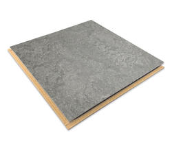 Forbo Marmoleum Cinch Loc Seal Serene Grey 11.81" x 11.81" Linoleum ...