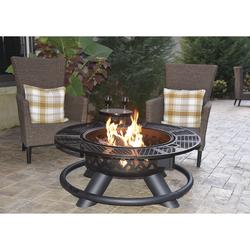 Backyard Creations® 47" Roadhouse Steel Fire Pit at Menards®