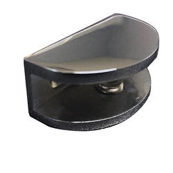 Craft + Main® 10"W x 10"D x 5/8"H Brushed Nickel Corner Glass Shower ...