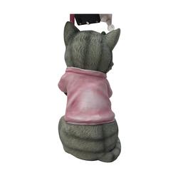 Enchanted Garden® 12" Solar Cat with Umbrella Garden Statue at Menards®