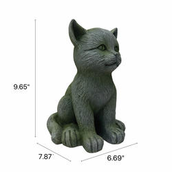 Enchanted Garden® 9-1/2" Resin Cat Garden Statue at Menards®