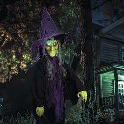 Pumpkin Hollow™ 3' Animated Halloween Witch at Menards®
