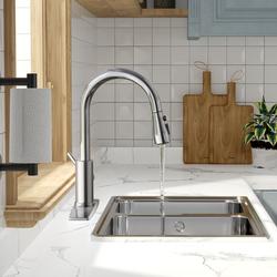 Furuisi® One Handle Pull-Down Chrome Kitchen Faucet at Menards®