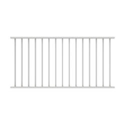 Fortress® Al13 PLUS Level 36" x 6' White Preassembled Aluminum Railing ...