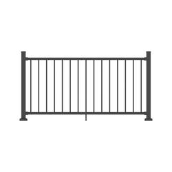 Avant Railing® 36" x 6' Black Sand Preassembled Aluminum Panel at Menards®