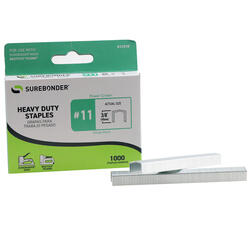 Surebonder® 7/16" Crown x 3/8" Leg Galvanized Heavy Duty Staples ...