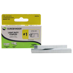 Surebonder® 1/2" Crown x 5/16" Leg Galvanized Light Duty Staples ...