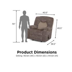Comfort Eze® Proctor Light Brown Recliner at Menards®
