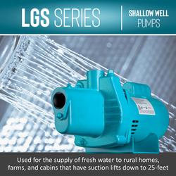 Little Giant® 1 HP Shallow Well Jet Pump at Menards®
