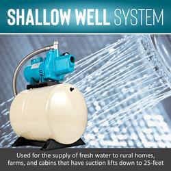 Little Giant® 3/4 HP Shallow Well Jet Pump with 14 Gallon Tank at Menards®