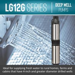 Little Giant® 1/2 HP 4" Deep Well Submersible Pump, 2-Wire, 230V at ...