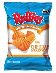 Ruffles® Cheddar Sour Cream Potato Chips - 2.625 oz at Menards®