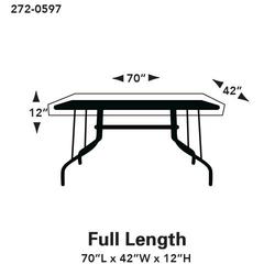 Backyard Creations™ Deluxe Rectangle/Oval Patio Table Cover at Menards®