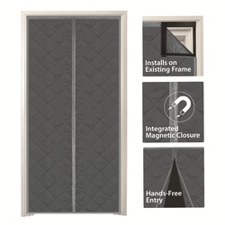Novetra Magnetic 39" x 82" Thermal Insulated Door Curtain at Menards®