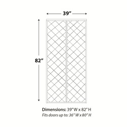 Novetra Magnetic 39" x 82" Thermal Insulated Door Curtain at Menards®