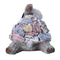 Enchanted Garden® 12-3/4" Rustic Solar Turtle Garden Statue at Menards®