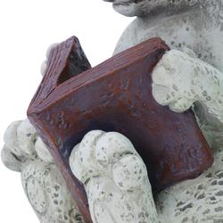 Enchanted Garden® 8" Solar Reading Rabbit Garden Statue at Menards®