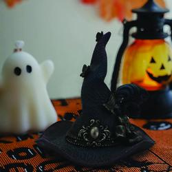 Pumpkin Hollow™ 9" Decorated Witch Hat Halloween Décor at Menards®