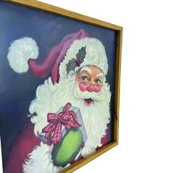 Enchanted Forest® 22" MDF Santa Christmas Wall Sign at Menards®