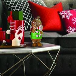 Enchanted Forest® 6" Glitter Resin Gingerbread Man at Menards®