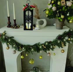 Enchanted Forest® 17" LED Black Snowflake Lantern at Menards®