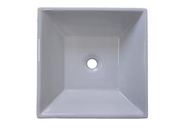 Tuscany® Aria 16-3/16"W White Square Vessel Sink at Menards®