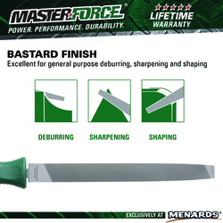 Masterforce® 8" Mill File with Handle at Menards®
