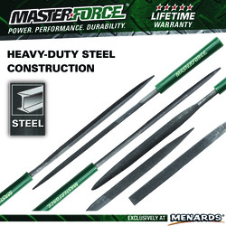 Masterforce® Needle File Set - 6 Piece at Menards®