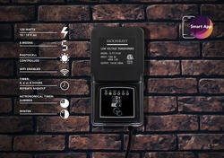 Moonrays® Black 120W Low Voltage Smart Landscape Lighting Transformer ...