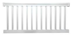 Fypon® QuickRail® Premium 36" x 72" White Synthetic Rail Kit with ...